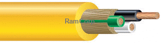 12/4 SJOOW Yellow Power Cord | From RamcorpWire.com